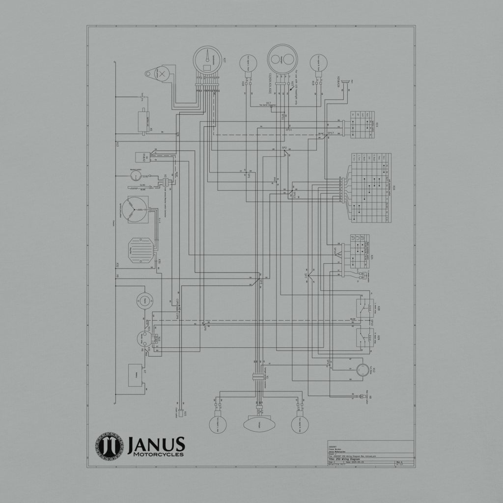250 Wiring Diagram Tee - Janus Motorcycles